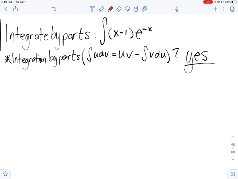 SOLVED:Problems 15-28 are mixed-some require integration by parts, and others can be solved with ...