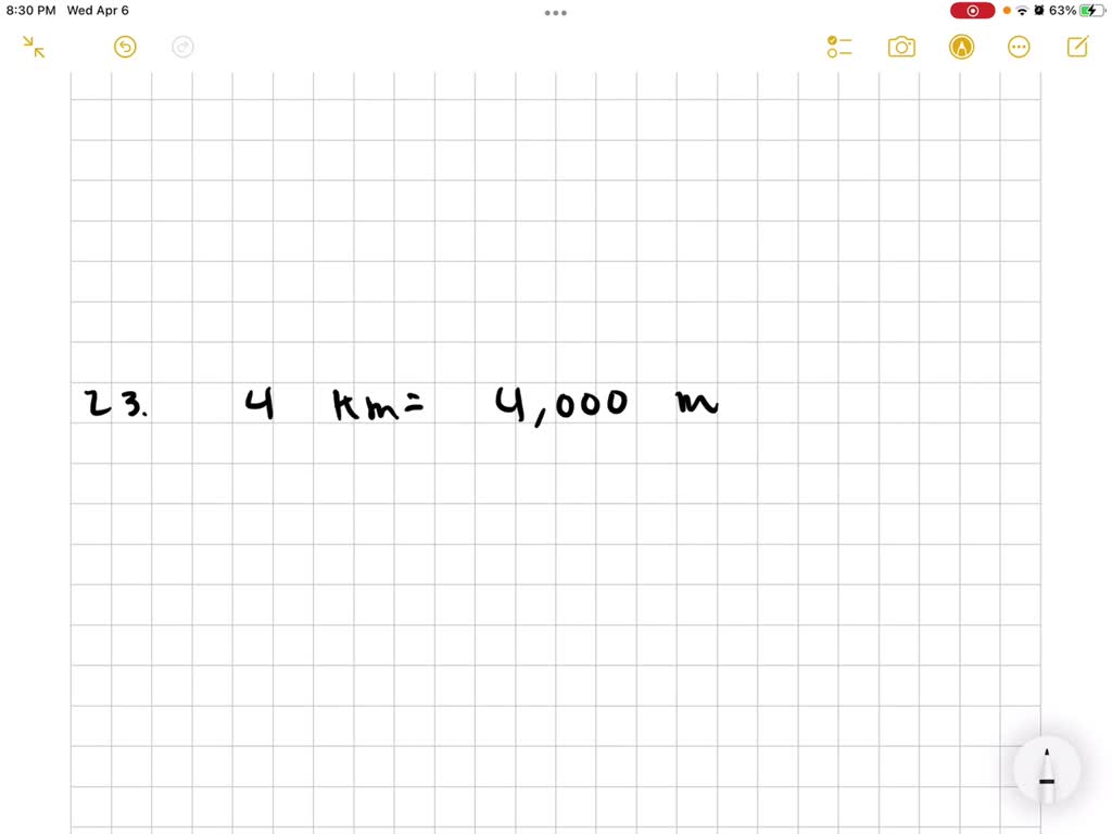 The following conversions involve metric units that are very commonly used. You should be able ...
