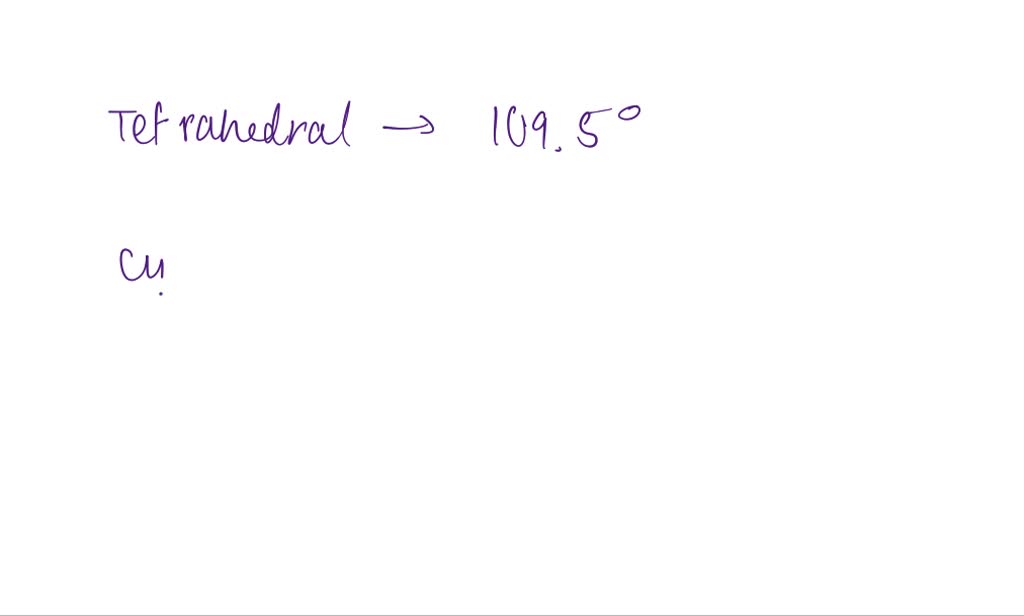 SOLVED:Based on predicted bond angles from VSEPR theory, why is the ...