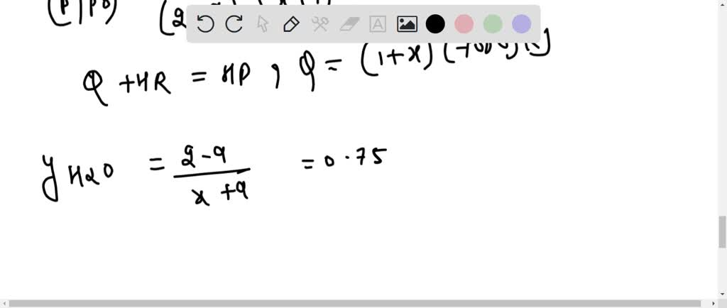 Consider the combustion of hydrogen (H2) with oxygen (O2) in a ...