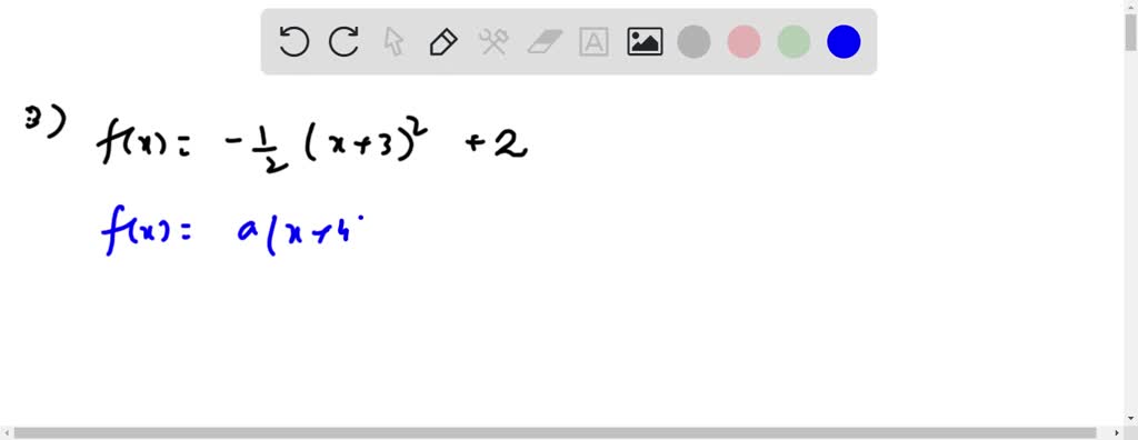 SOLVED:In Exercises 1-4, match the quadratic function with its graph. A. GRAPH CAN'T COPY B ...