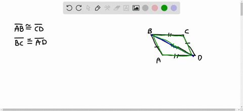 ⏩SOLVED:Given: AB ≅CD,BC ≅AD Prove: AB CD CAN'T COPY THE FIGURE | Numerade