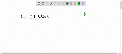 ⏩SOLVED:(II) A 1.5-m length of wire carrying 4.5 A of current is ...