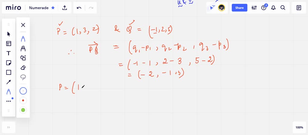 SOLVED:In Exercises 55-58, use vectors to determine whether the points are collinear. (1,3,2 ...