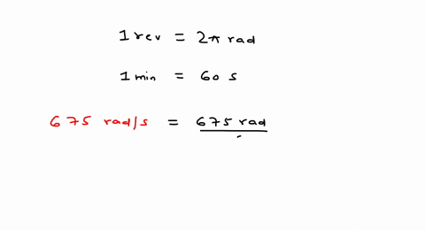 SOLVED:Convert 5.85 rad/s to revolutions per minute and degrees per second.
