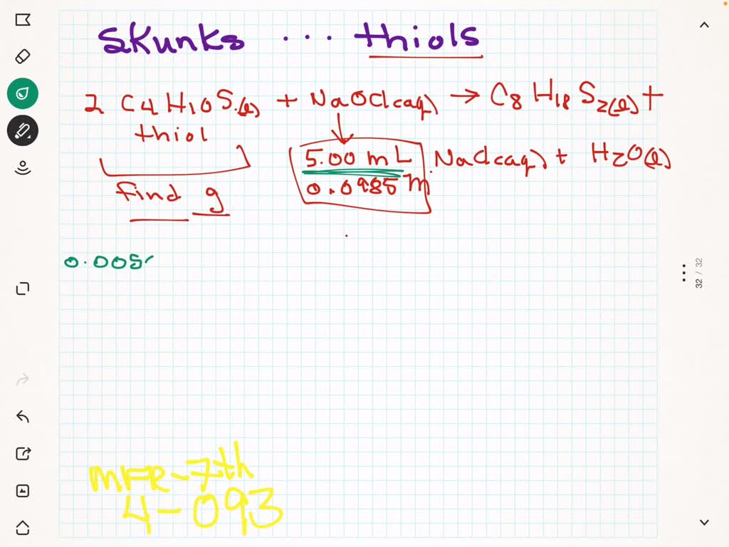 ⏩SOLVED:The odor of skunks is caused by chemical compounds called ...