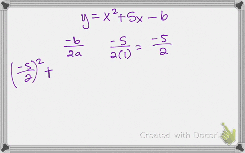 SOLVED:The parabola y=-x^{2}+5 x+6 is intersected by the line y=-\frac ...