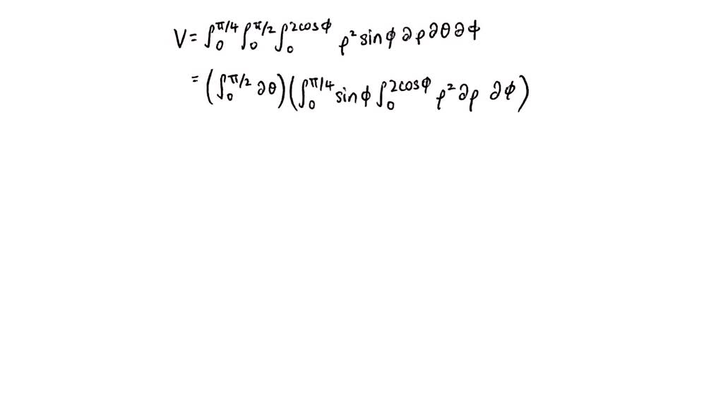 SOLVED:In the following exercises, find the volume of the solid E whose boundaries are given in ...