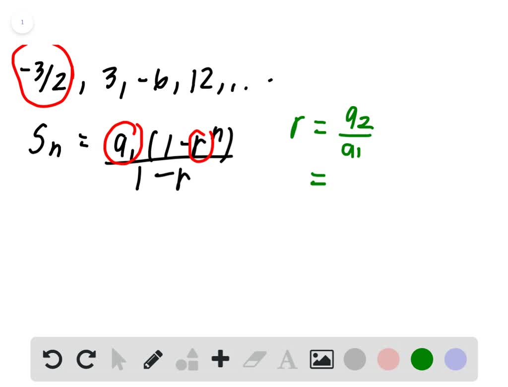 ⏩SOLVED:Use the formula for the sum of the first n terms of a… | Numerade