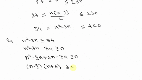 SOLVED:A polygon of n sides has [n(n-3)] / 2 diagonals.