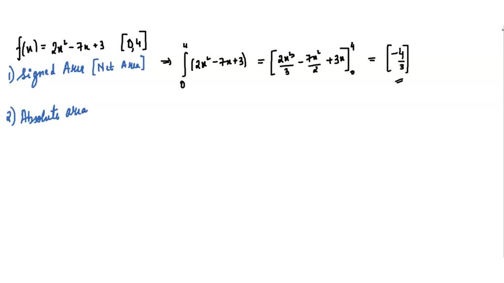 SOLVED:For each function f and interval [a, b], use definite integrals and the Fundamental ...