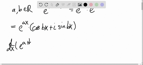 SOLVED:The derivative of a complex-valued function f(x)=u(x)+i v(x ...