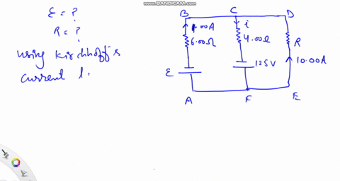 SOLVED:Find the unknown emf and the unknown resistor in the circuit.
