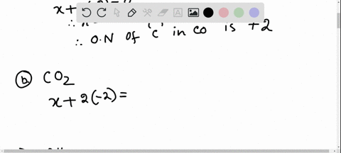 SOLVED:What is the oxidation number of carbon in the following ...