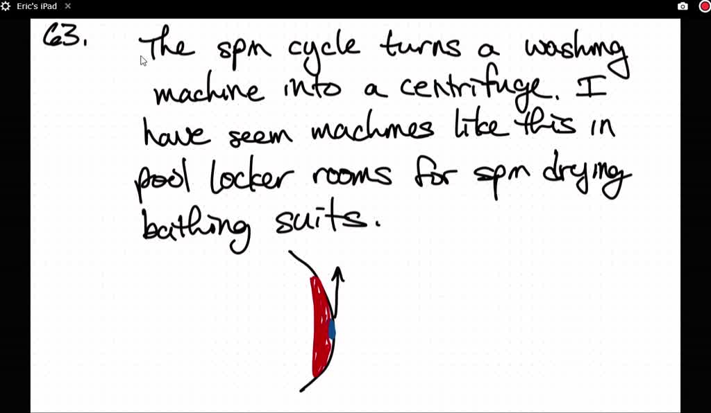 SOLVED:Spin Cycle What does a spin cycle of a washing machine do ... SOLVED:Spin Cycle What does a spin cycle of a washing machine do ...