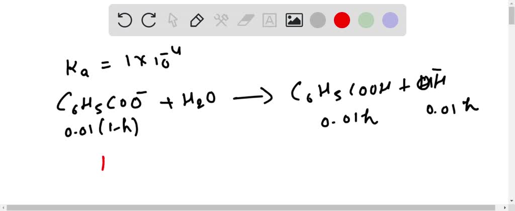SOLVED:The dissociation constant of a substituted benzoic acid at 25^∘ ...