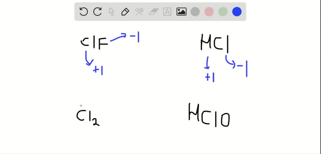 SOLVED:What is the oxidation state of chlorine in each of the following ...