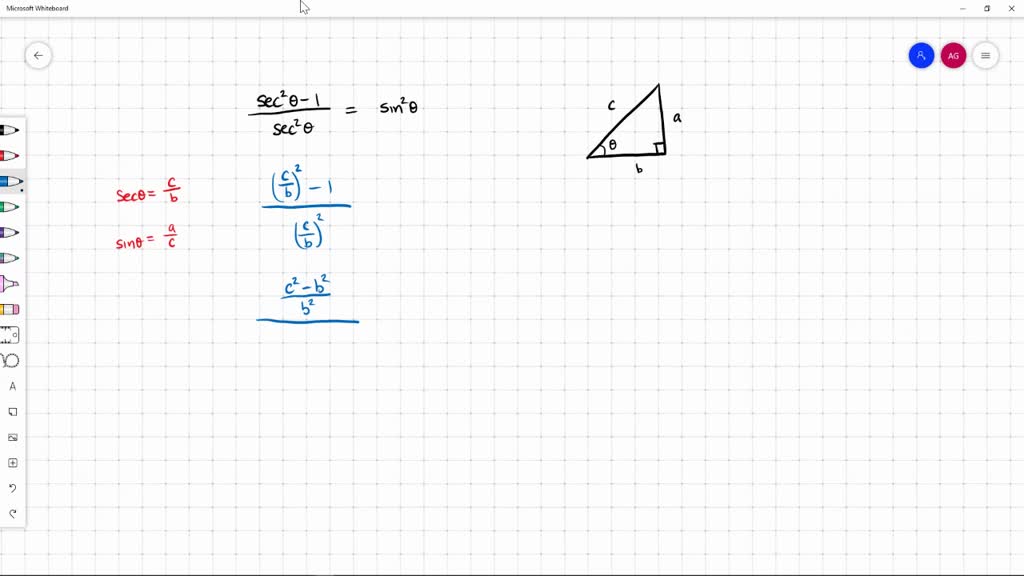 SOLVED:Explain how to use the figure to derive the identity (sec^2 θ-1 ...