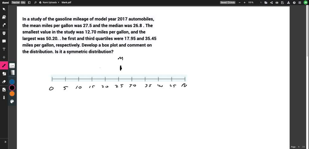 SOLVED:The middle half. The quartiles of any distribution are the ...