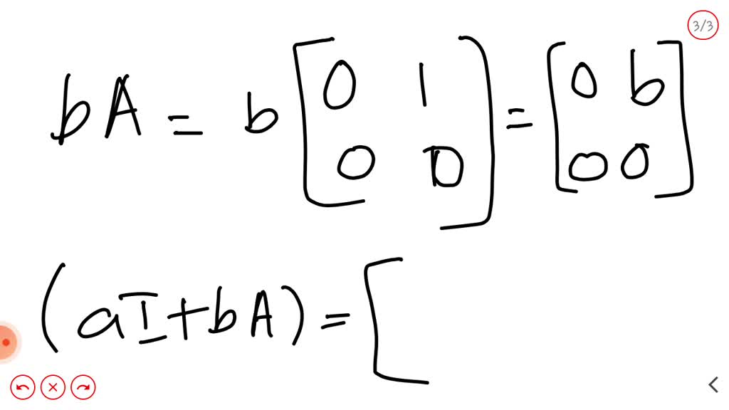 SOLVED:Let A be an arbitrary square matrix of order two, and let f(x) be a polynomial x^2-a x+b ...