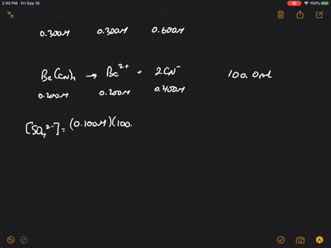 SOLVED:The following three solutions are mixed: 100.0 mL of 0.100 M Na2 ...