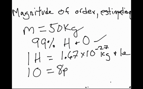 SOLVED:Estimate how many electrons there are in your body. Make any ...