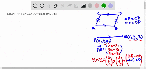 SOLVED:Verify that the points are the vertices of a parallelogram, then ...