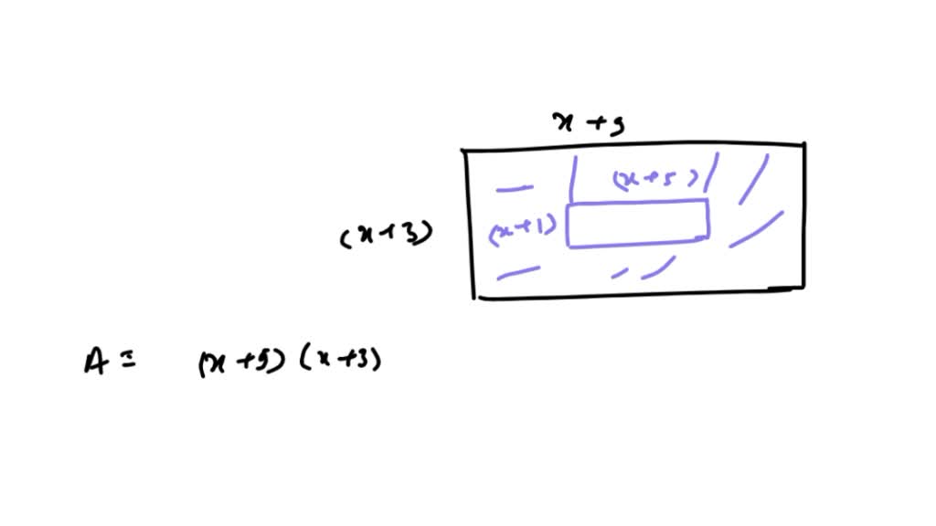 Find the area of each shaded region. Write the answer as a polynomial ...