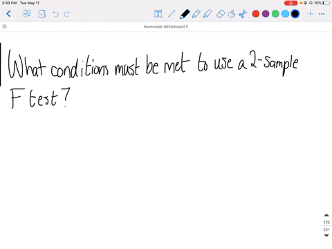 SOLVED:List the three conditions that must be met in order to use a two ...