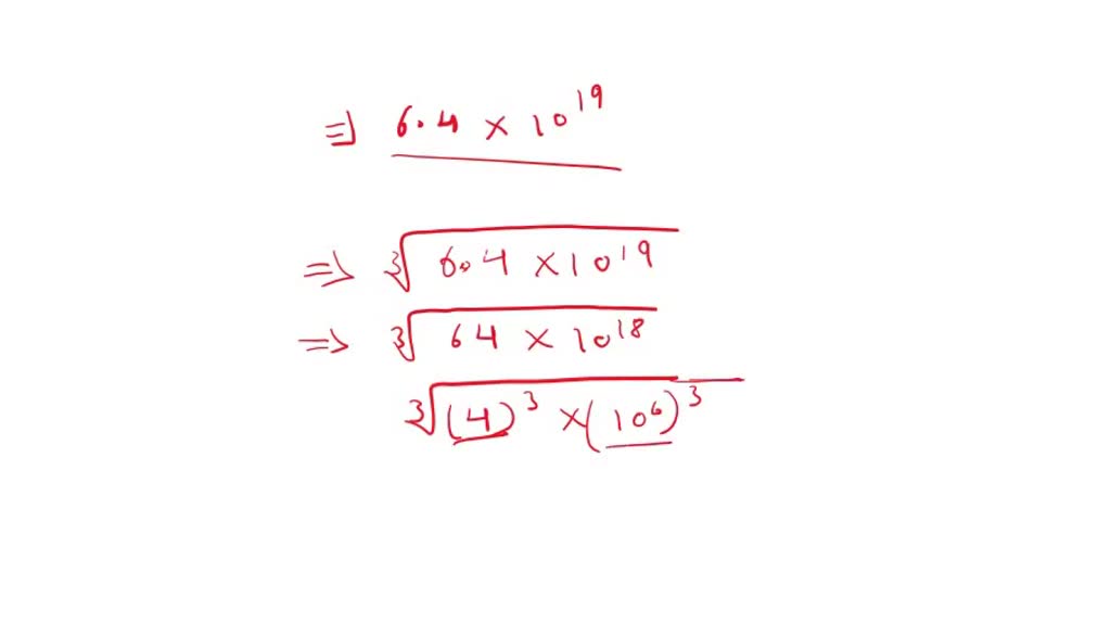 SOLVED Find The Cube Root Of 6 4 10 19 Without A Calculator 