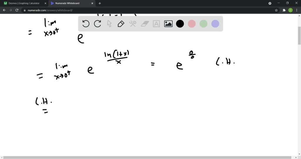 (a) describe the type of indeterminate form (if any) that is obtained ...