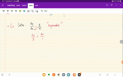 ⏩SOLVED:1-10 Solve the differential equation by separation of… | Numerade