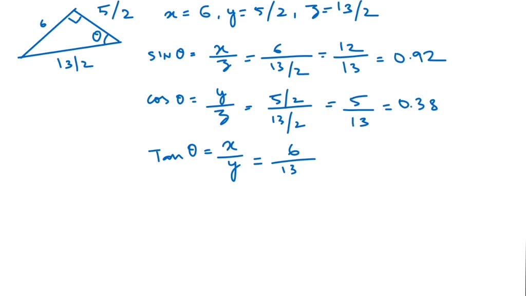 SOLVED:Find the six trigonometric function values of the specified angle. (Graph can't copy)