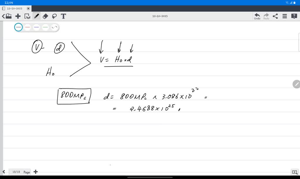 ⏩SOLVED:The Hydra supercluster has a distance of about 800 Mpc Using ...