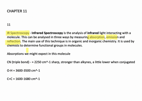 SOLVED:Structure Determination: Mass Spectrometry, Infrared ...