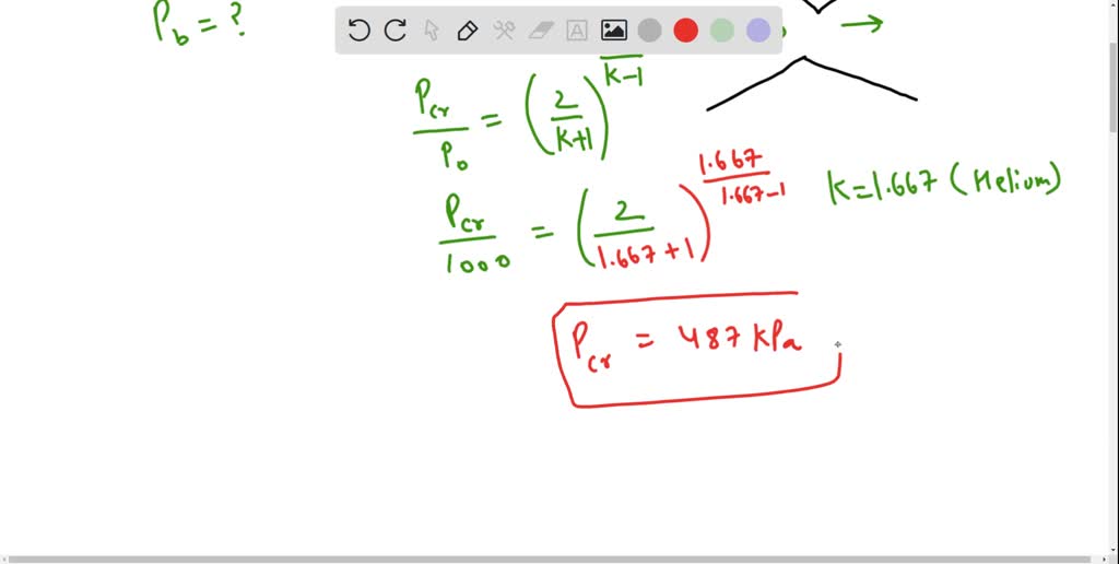 SOLVED:A convergent-divergent nozzle has a throat area of 100 mm^2 and ...