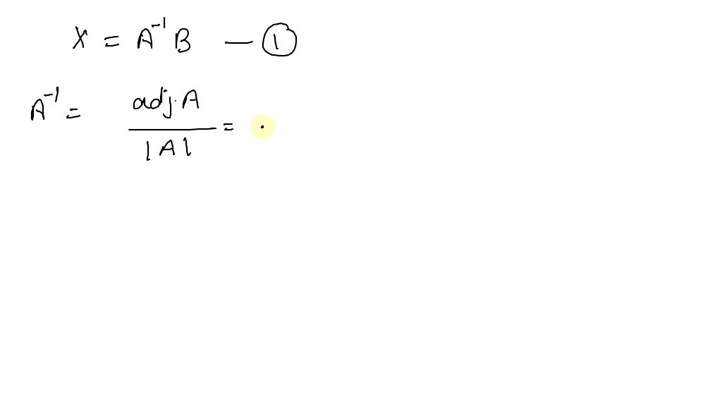 SOLVED:Use an inverse matrix to solve (if possible) the system of ...