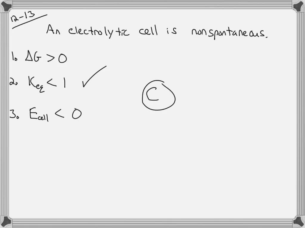 An electrochemical cell can behave like an electrolytic cell when (1 ...