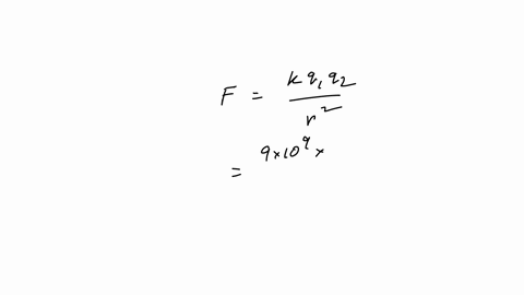 SOLVED: What is the magnitude of the electric force between two ...