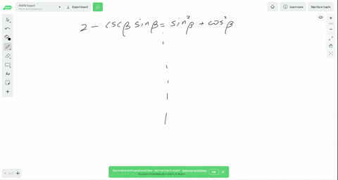 Prove that each of the following equations is an identity. HINT Use the Strategy for Verifying ...