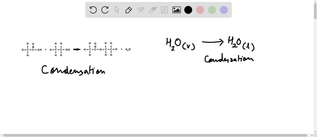 ⏩SOLVED:How does a condensation reaction get its name? | Numerade