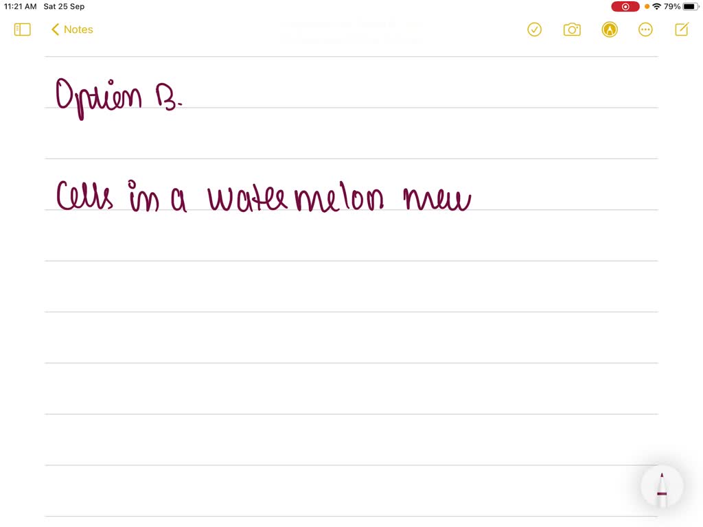 By how many times, the cells of watermelon increase in size? (a) 3 ...