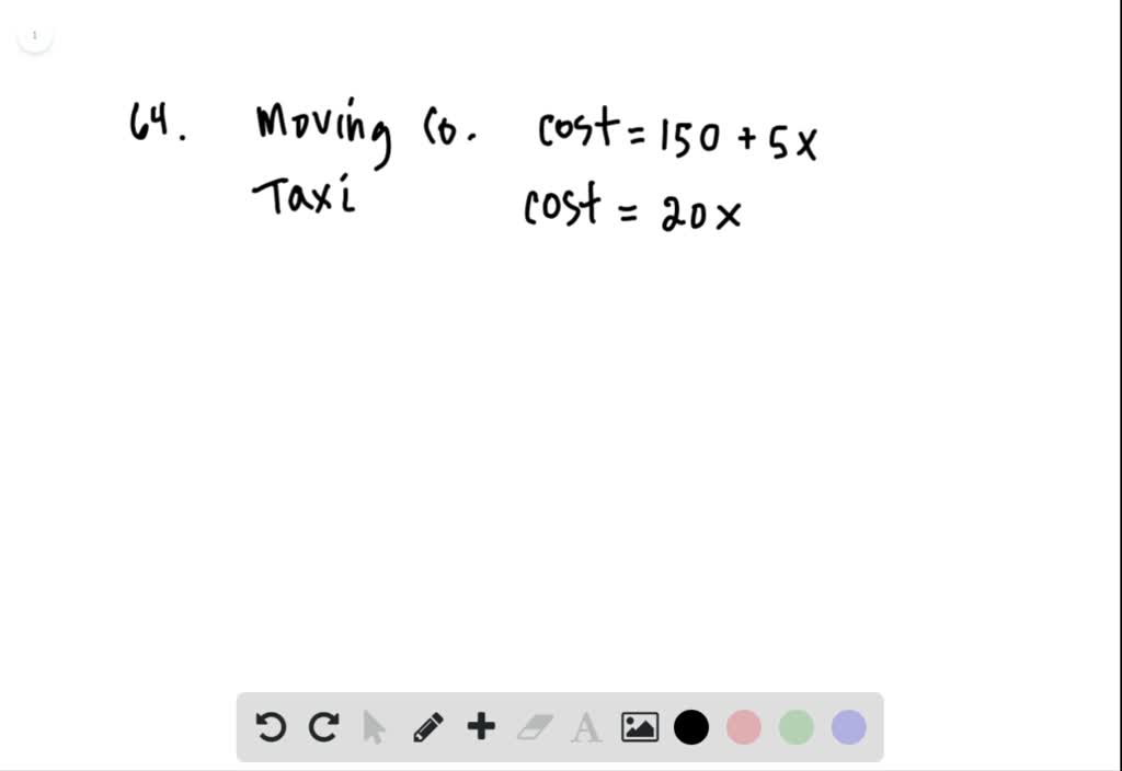 SOLVED Use A System Of Linear Equations With Two Variables And Two