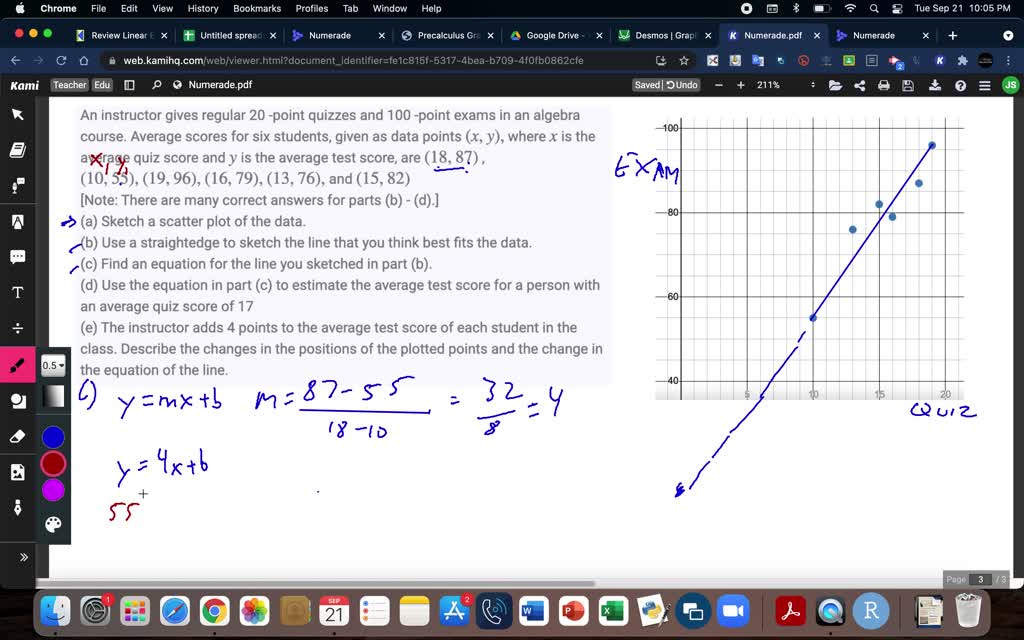 SOLVED An Instructor Gives Regular 20 point Quizzes And 100 point