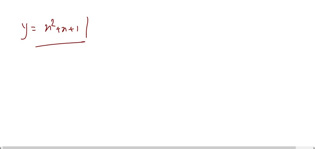 SOLVED:If a quadratic equation has imaginary solutions, how is this ...