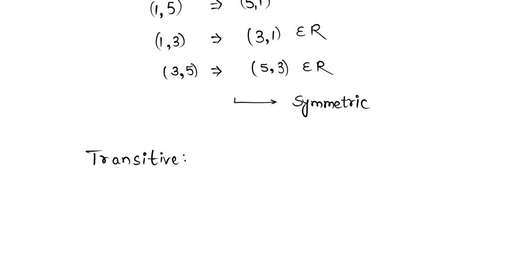 SOLVED:Determine whether the given relation is an equivalence relation ...