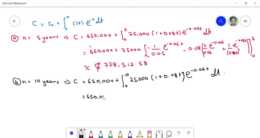 Costo capitalizado En los ejercicios 81 y 82, encuentre el costo C capitalizado de un activo (a ...