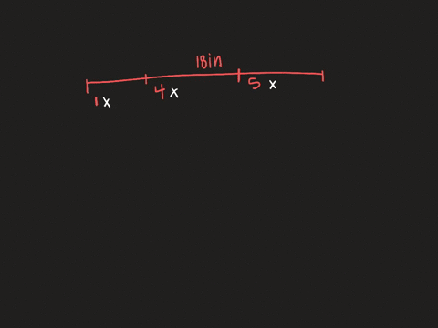 SOLVED: An 18 -inch stick breaks into three pieces. The ratio of the ...