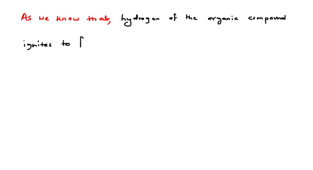 During formation of sodium extract, generally the substance that ...