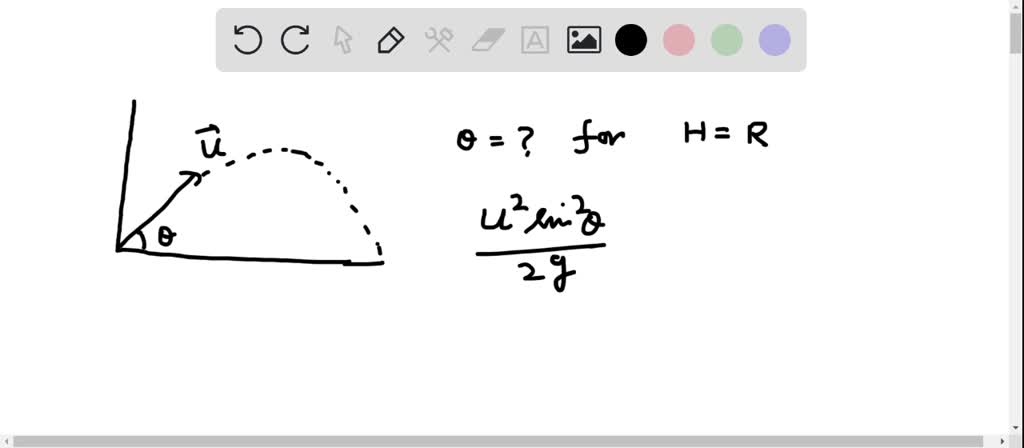 SOLVED:For a projectile launched upwards from ground, the condition of ...